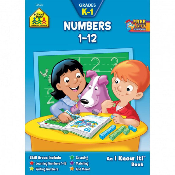Numbers 1-12 K-1 Workbook (ages 5-7) – Ultracomonline.com