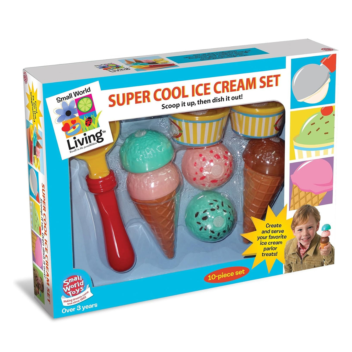 SMALL WORLD LIVING/PF SUPER COOL ICE CREAM SET MIN. ORDER 12 PCS.