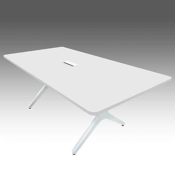 Mesa de reunión ismobel maya rectangular Blanco – Ultracomonline.com
