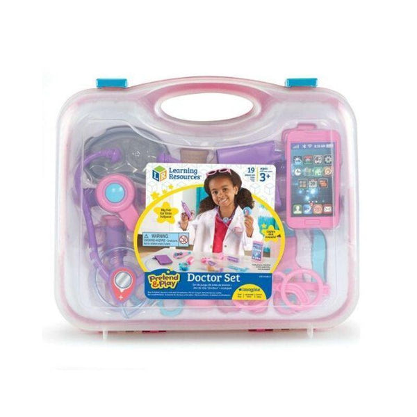 Learning resources pretend & play doctor set (pink) – Ultracomonline.com